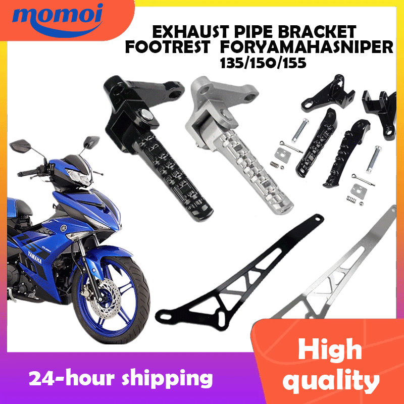 Motorcycle Exhaust Bracket & Rear Footrest for Yamaha Sniper 135/150 ...