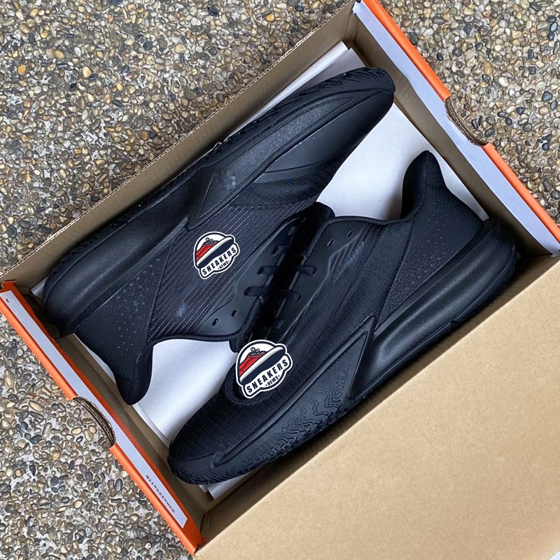 Precision 7 Triple Black Sports Basketball Shoes For Men OEM Quality ...