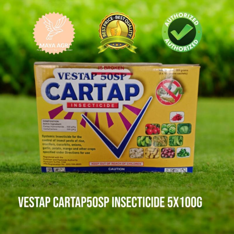 Vestap CARTAP 50SP Cartap Hydrochloride 100G 200G 300G 400G 500G - same as Toprank Padan ...