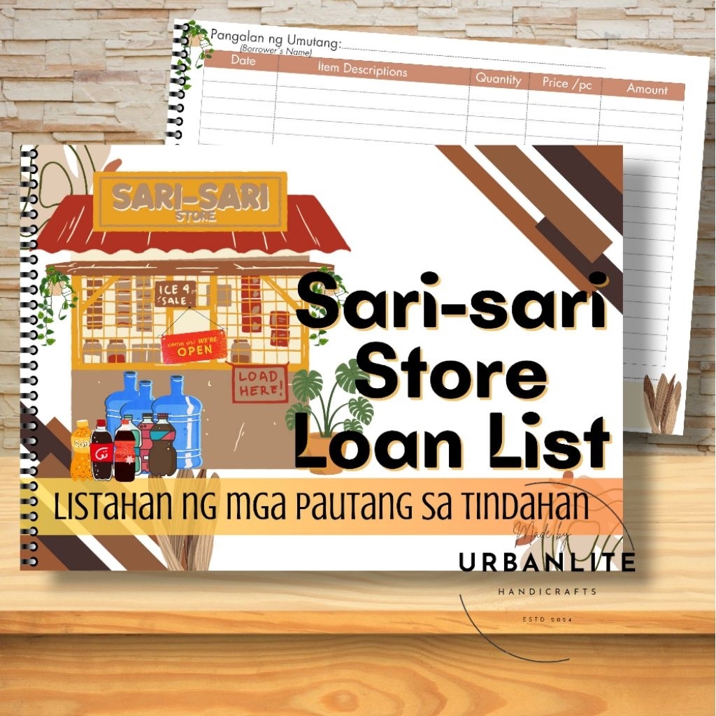 SARI SARI STORE LOAN LIST / STORE LOAN LIST / LISTAHAN NG MGA UTANG SA ...