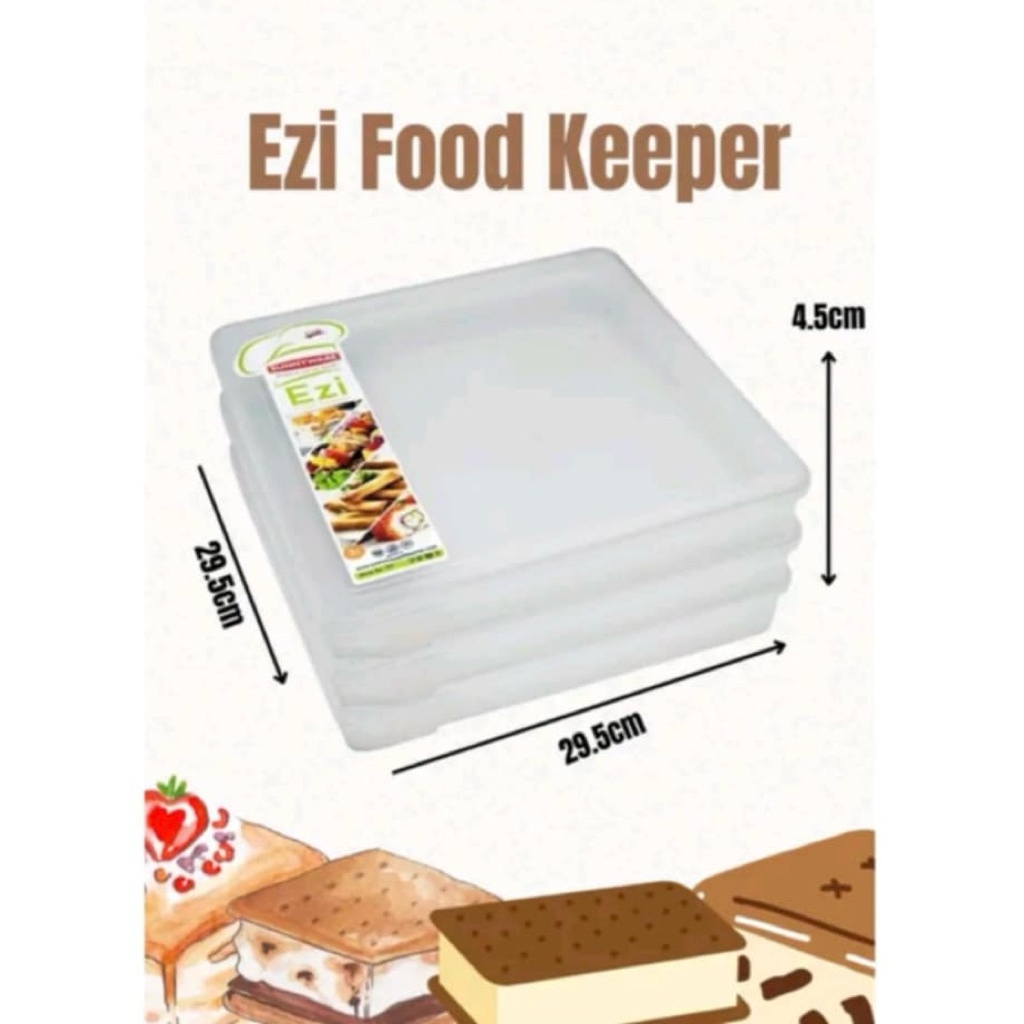 Graham Bar Ezi Tupperware 3L Sunny Ezi Square Tupperware Kitsch ...