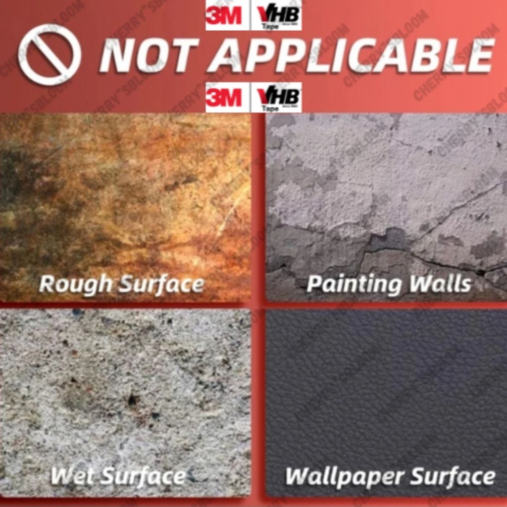 3M Super Strong VHB Double Sided Adhesive Tape Original Foam Waterproof Heavy Duty RainVisor ...