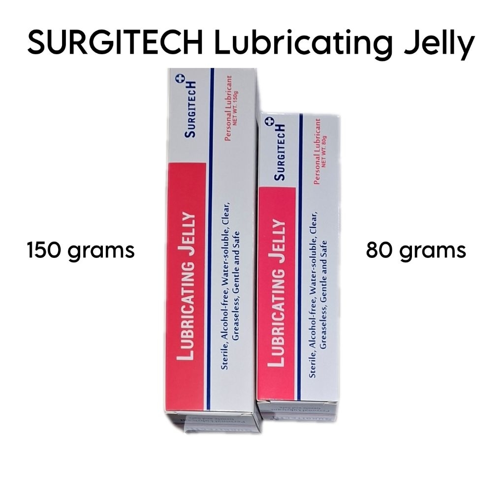 Lubricating Jelly (SURGITECH) 80 & 150 grams net wt. (Tube) | Shopee ...