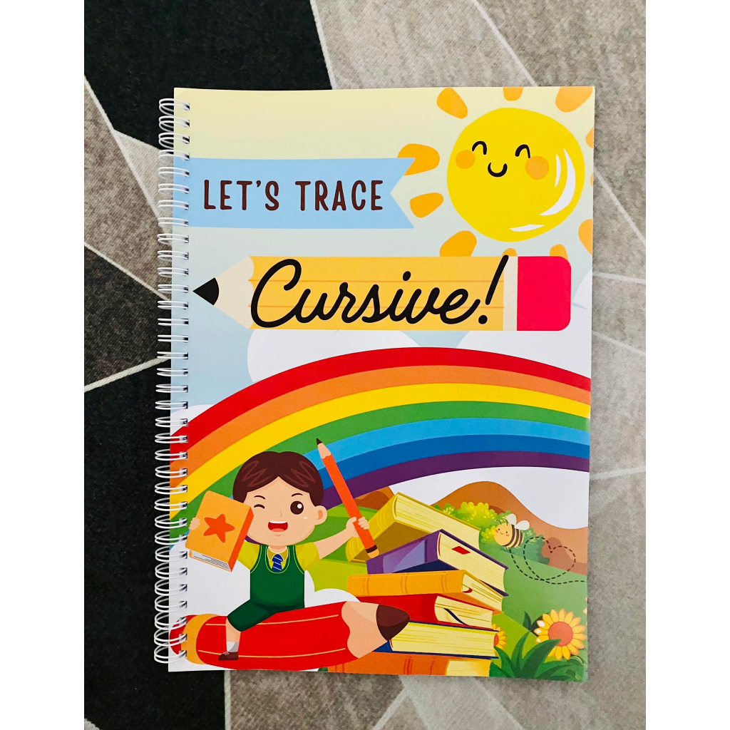 Let's Trace Cursive Cursive Writing Tracing Workbook Handwriting ...