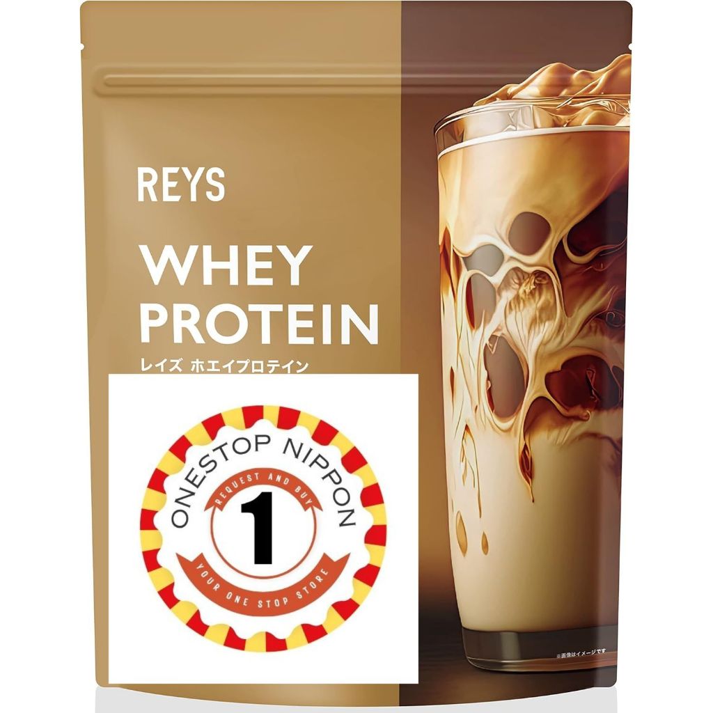 REYS Whey Protein, supervised by Rei Yamazawa, 1kg, domestically produced, contains 7 types of ...