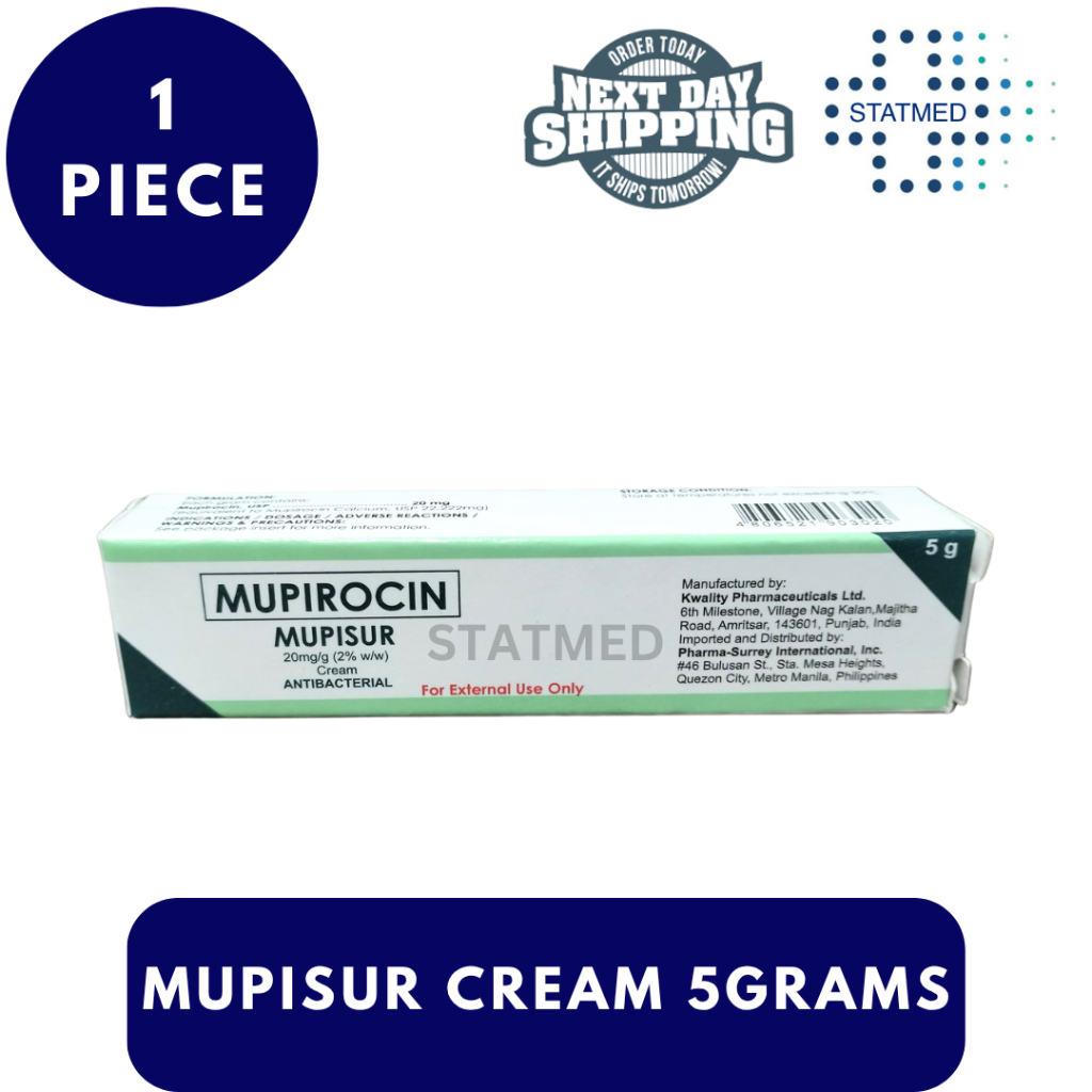 Mupisur Mupirocin Cream 5grams | Shopee Philippines