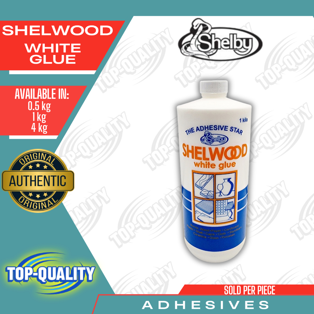 Shelwood White Glue – Strong PVA Adhesive for Wood, Paper, Craft ...