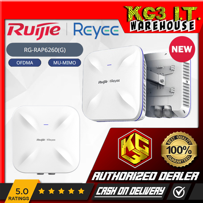 Ruijie Reyee RG-RAP6260(G) AX1800 Wi-Fi 6 Dual Band Gigabit Outdoor ...