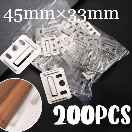 200pcs Integrated wall panel fasteners, bamboo and wood fiber wall ...