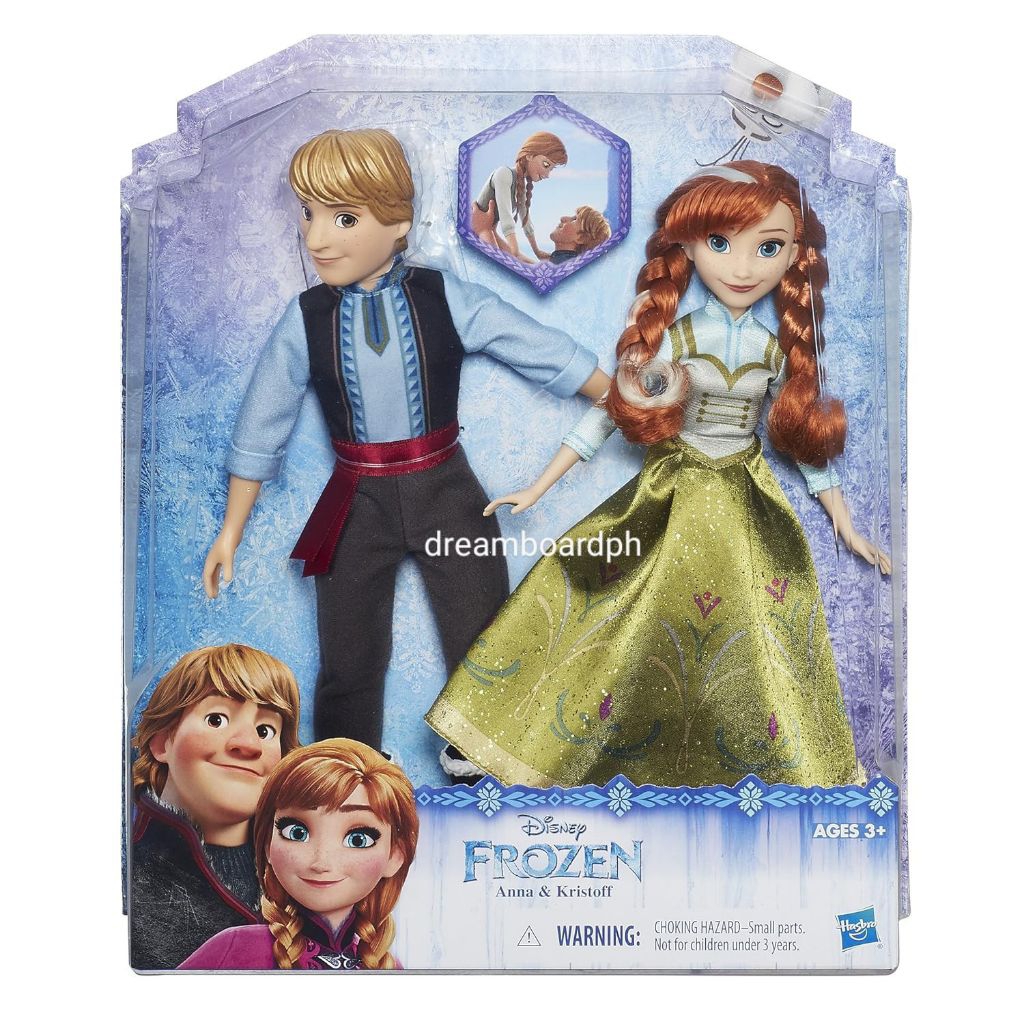 FROZEN ANNA KRISTOFF DOLLS DISNEY HASBRO | Shopee Philippines