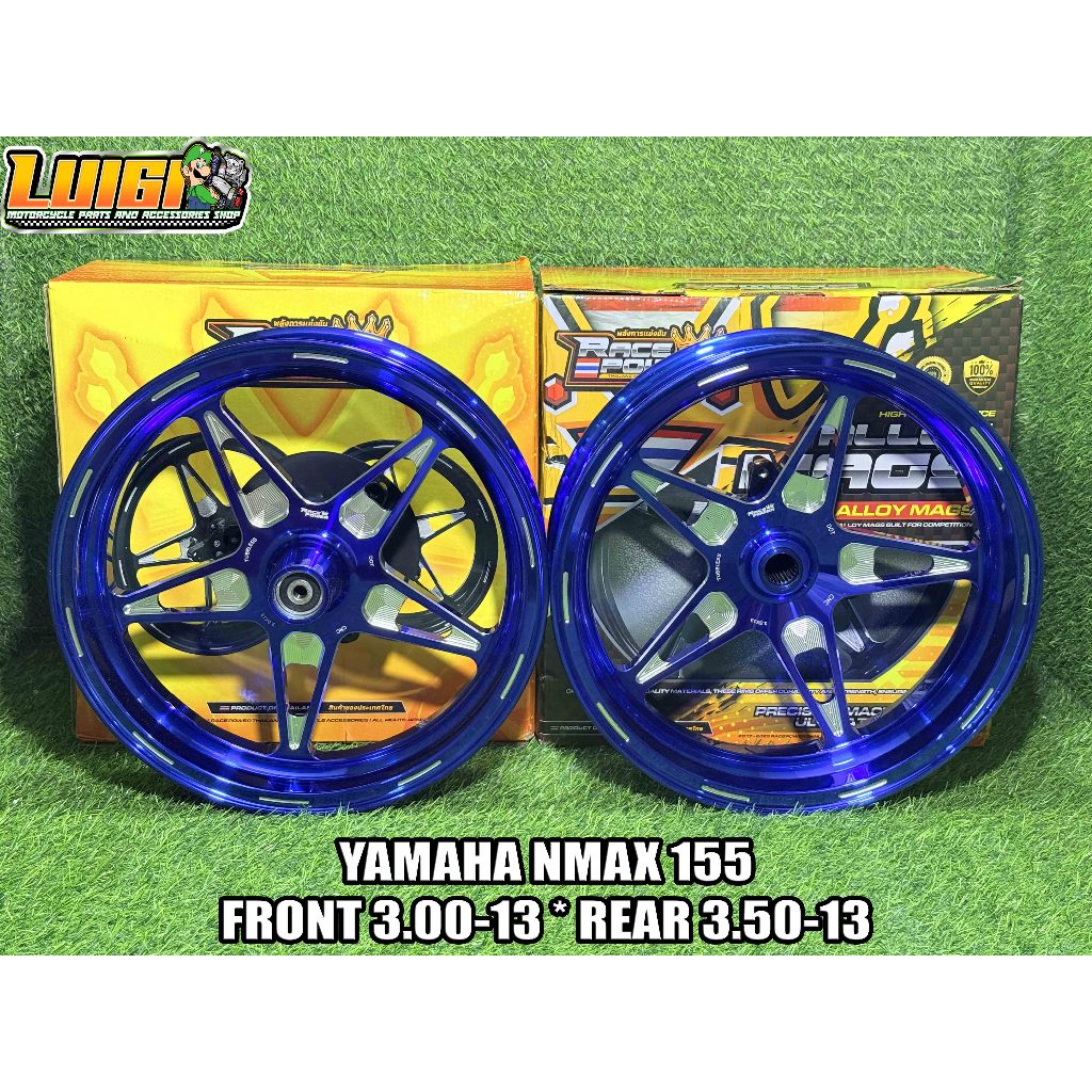 RACE POWER CNC MAGS 13s 5 SPOKES YAMAHA NMAX 155 (100% THAILAND MADE ...