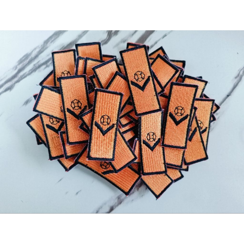 bfp DRU tangerine ranggo computerized embroidered patches | Shopee ...
