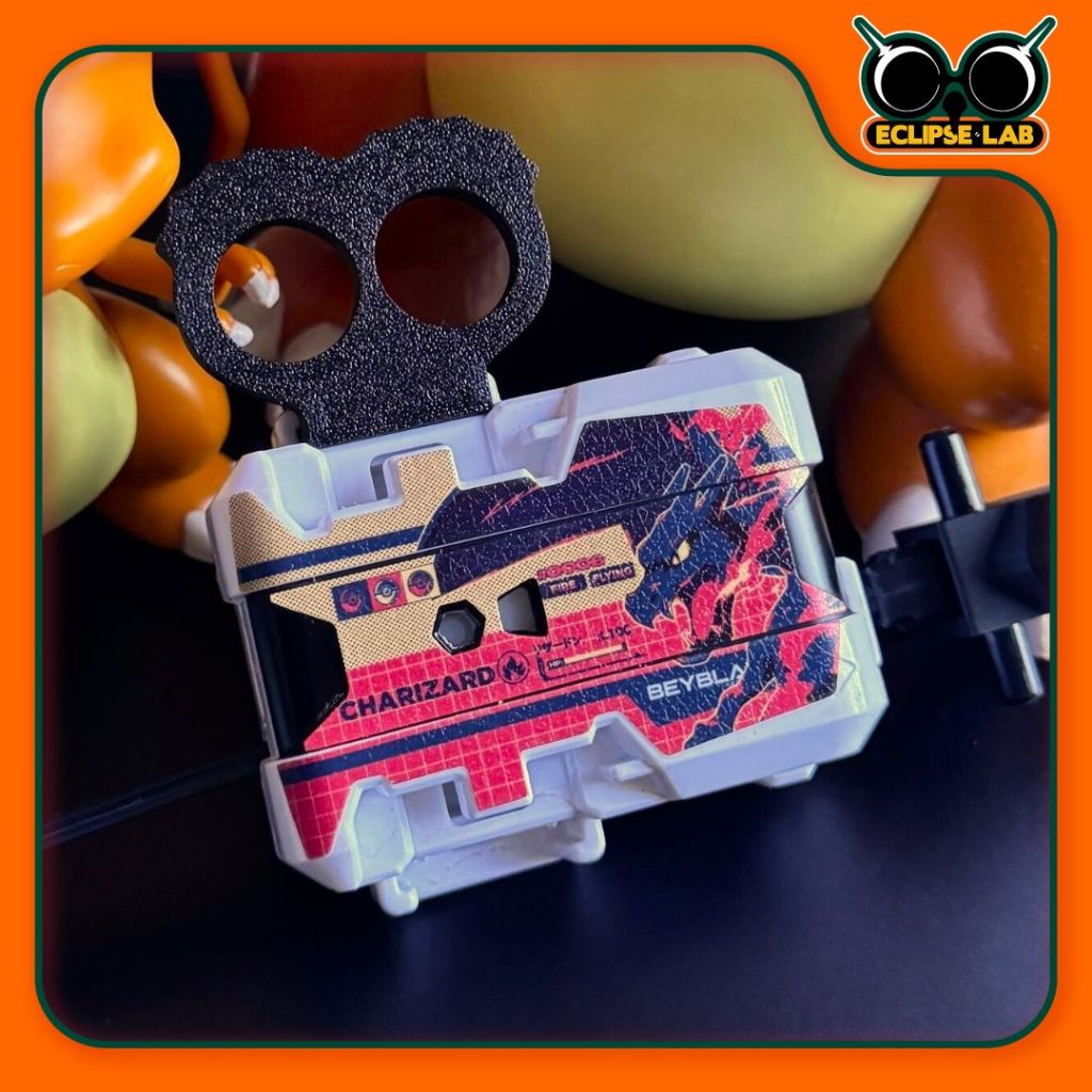Eclipse Lab Charizard and Charizard Eva Beyblade X Launcher Skins ...