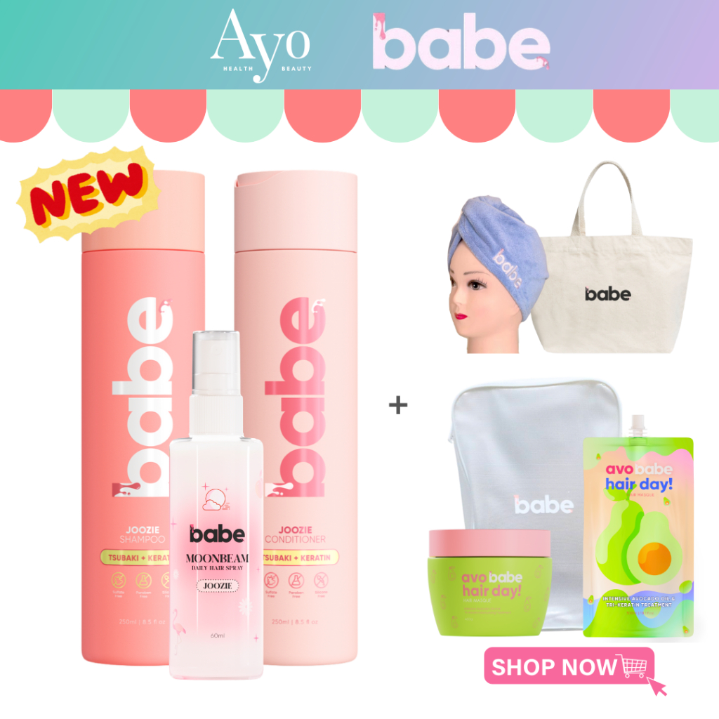 Babe Formula Joozie Shampoo and Conditioner WITH TSUBAKI 250ml Bottle ...