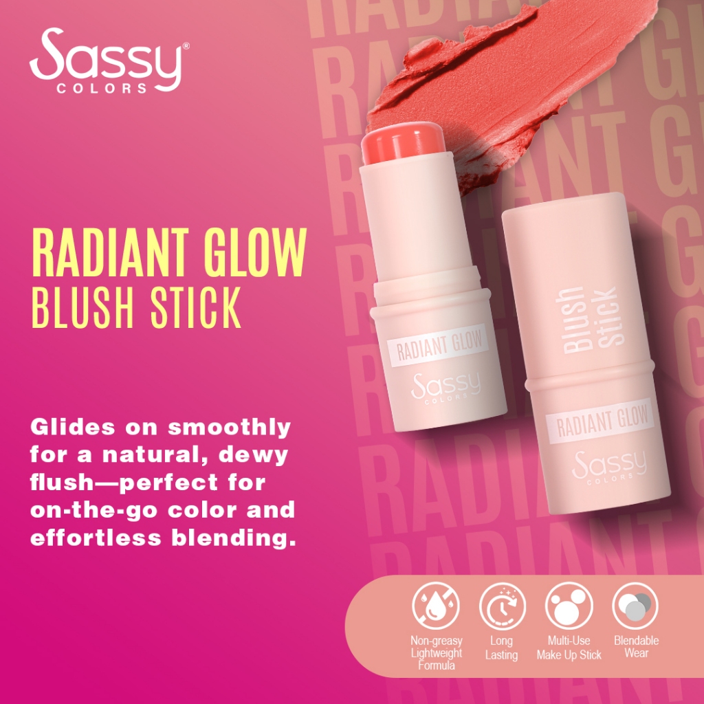 Sassy Colors Creamy Multi-use Blush Stick | Shopee Philippines