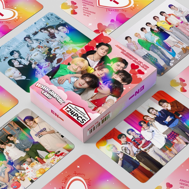 55Pcs EN Photocards Brought The Heat Back LOMO Card Romance Untold ...