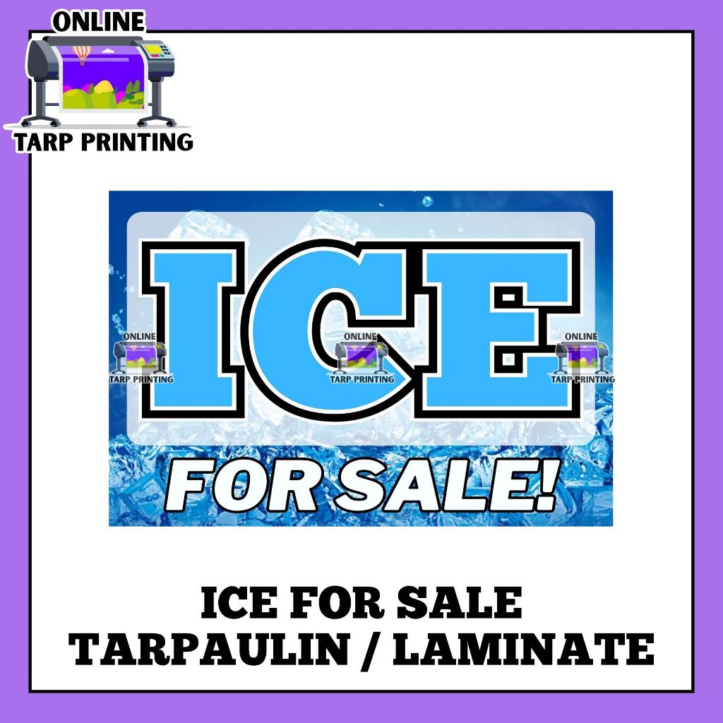 Shop signage ice for sale for Sale on Shopee Philippines