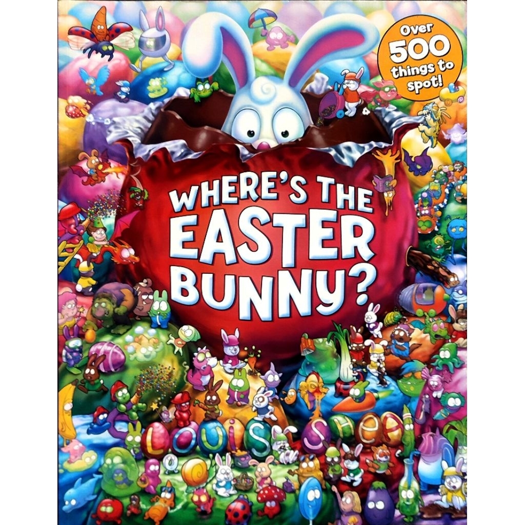WHERE'S THE EASTER BUNNY SEARCH AND FIND LOUIS SHEA CHILDREN'S KIDS ...