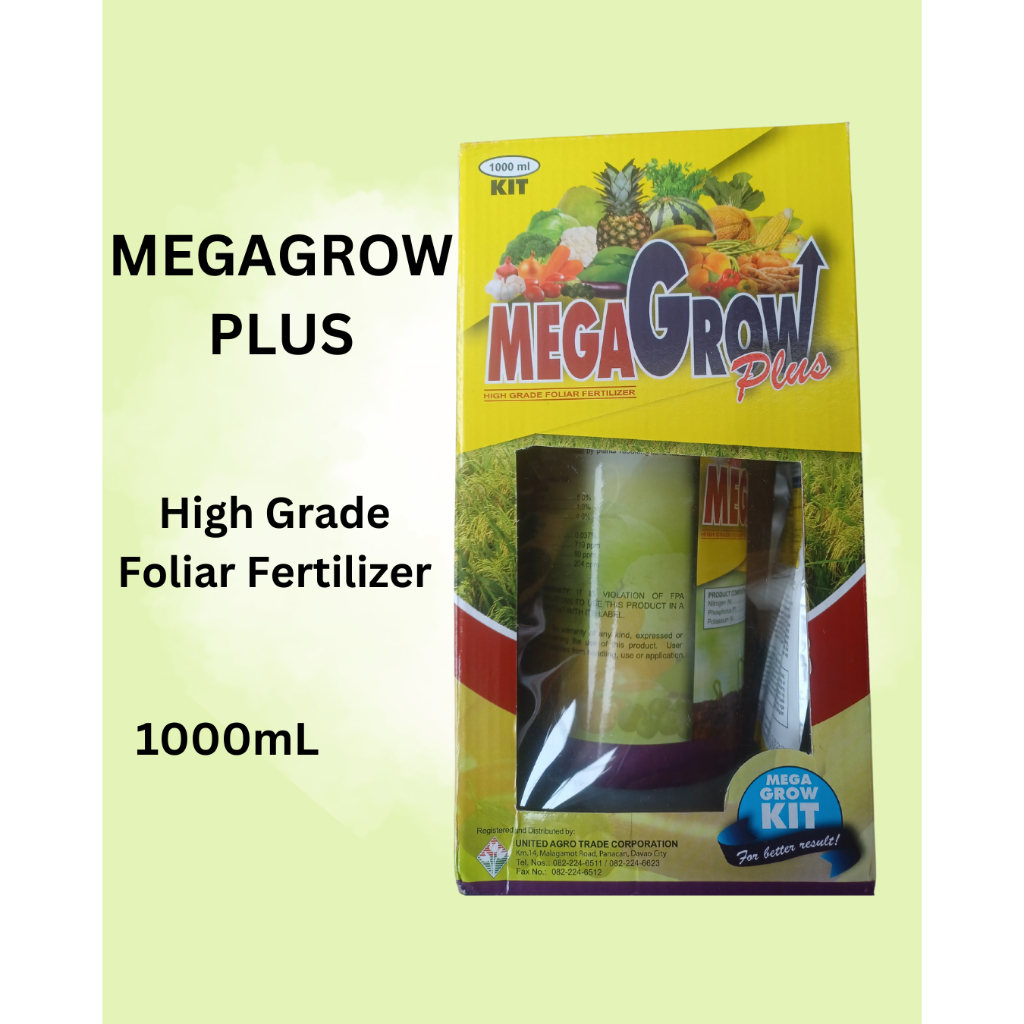Megagrow Plus Foliar Fertilizer 1 liter | Shopee Philippines