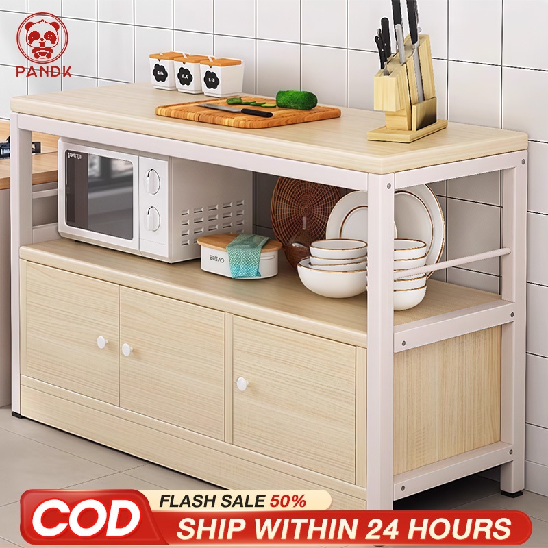 Kitchen Storage Cabinet Solid Wood Cabinet Kitchen Cabinet Kitchen Rack ...
