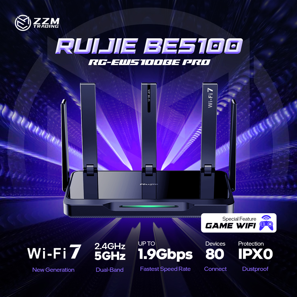 Ruijie RG-EW5100BE PRO BE5100 Wi-Fi 7 Router 2024 2.5G WAN 5011Mbps ...