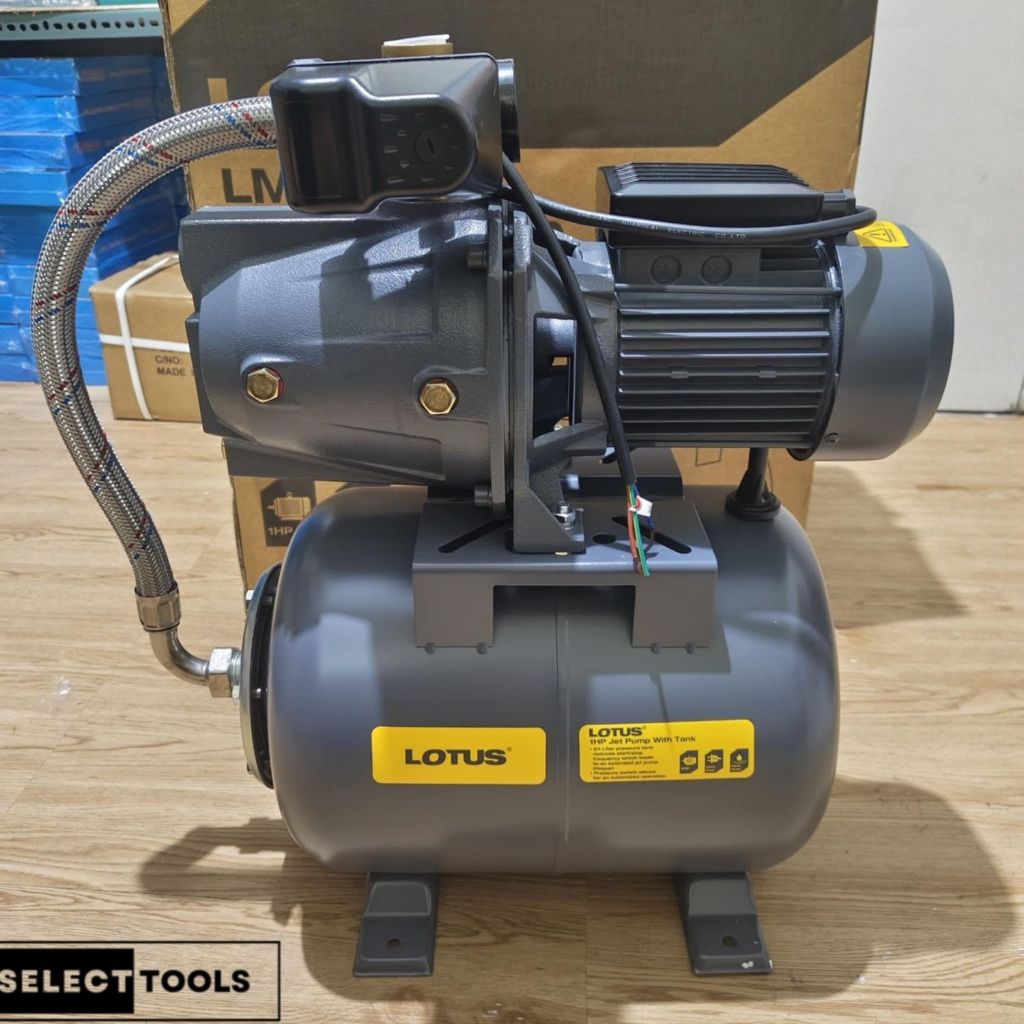 Lotus 1HP Automatic Jet Pump with Tank 24L Electric Water Transfer ...