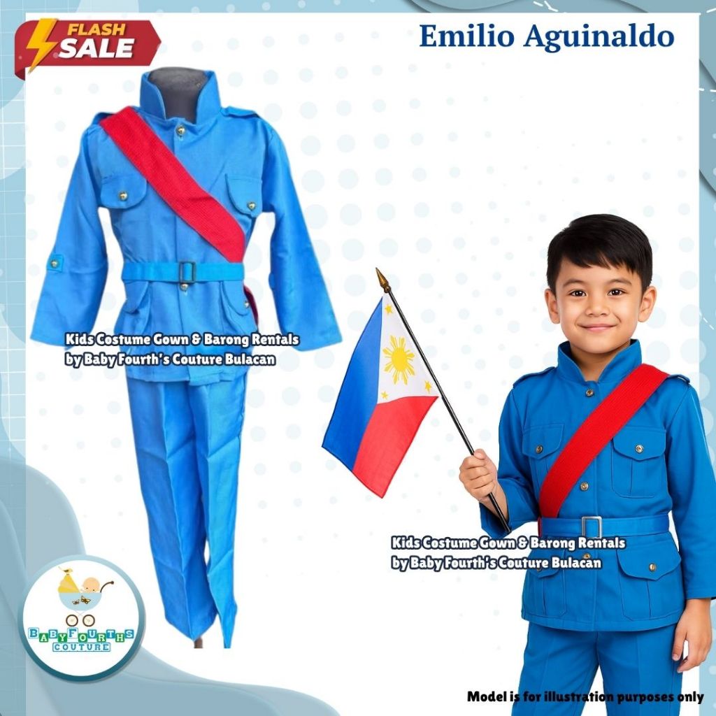 COD Buwan ng Wika Philippine National Hero Costume For Kids - Emilio ...