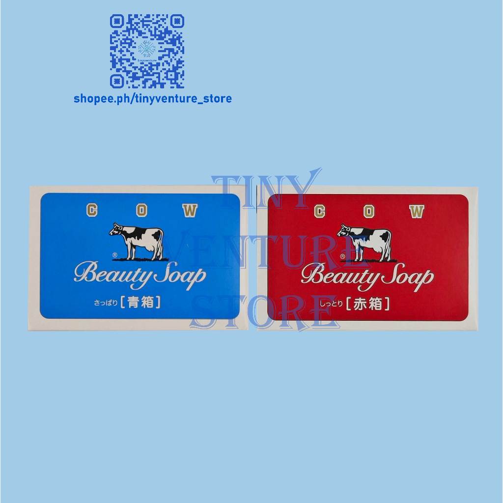 Cow Beauty Soap Blue Red 85/90g (On Hand) Japan | Shopee Philippines