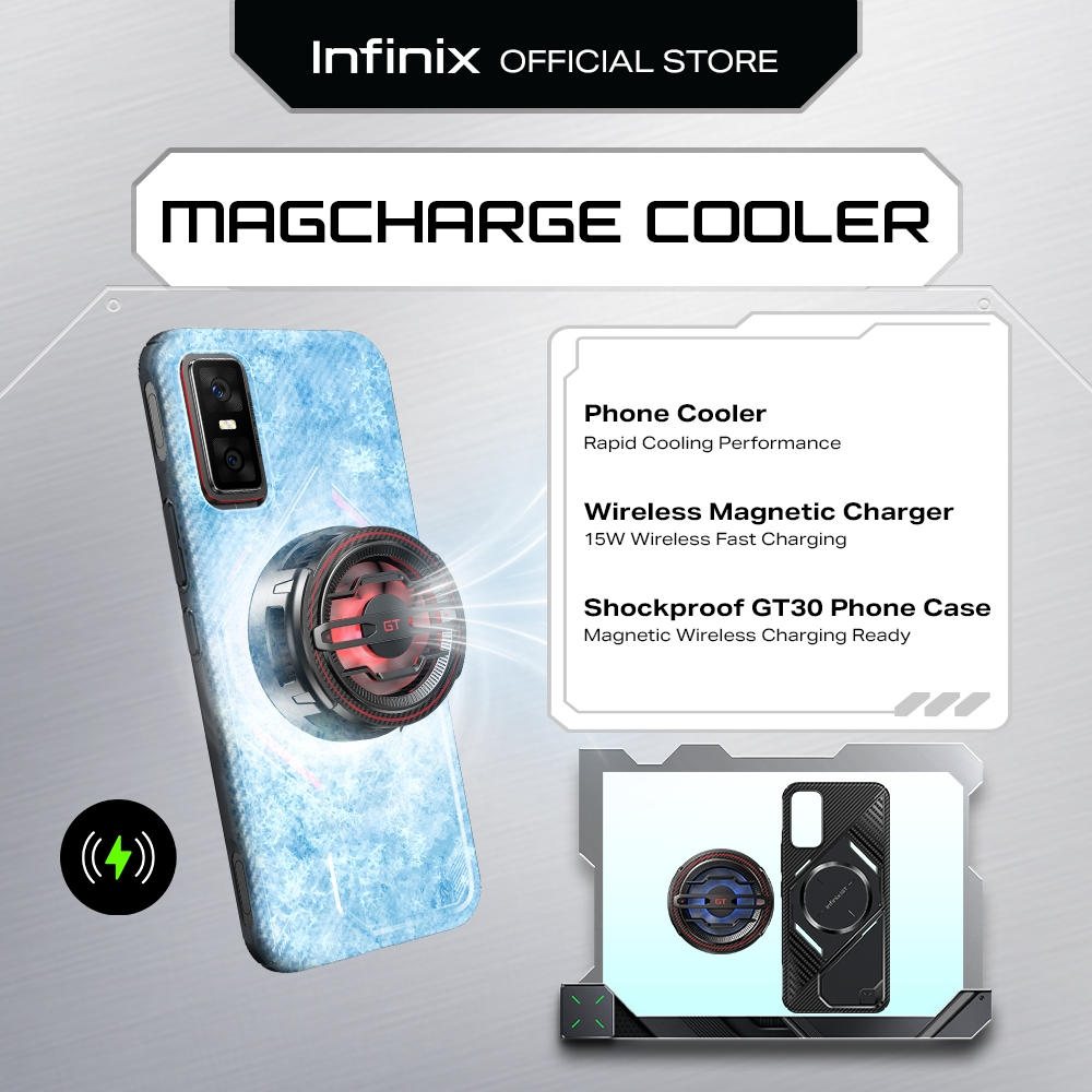Infinix Phone Cooler, Wireless Magnetic Charger, MagCharger, Shockproof ...