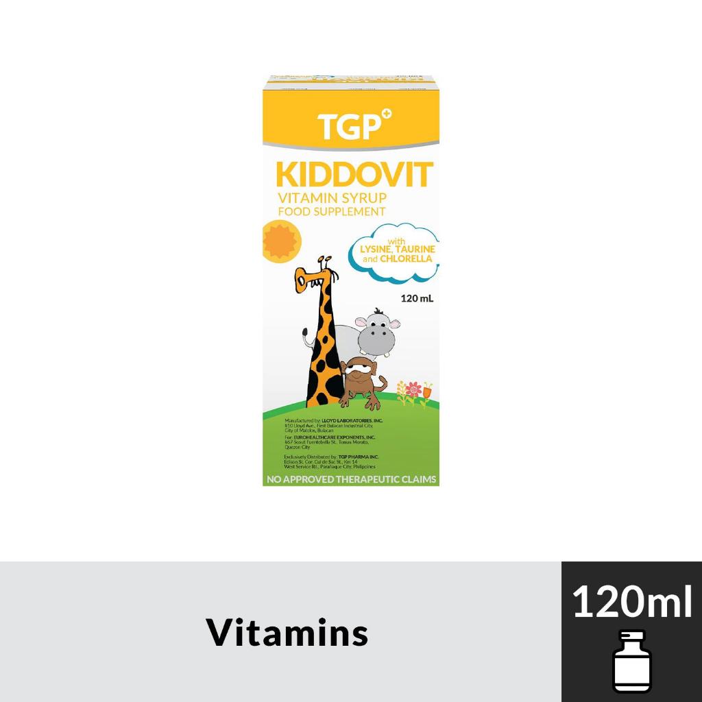 KIDDOVIT Multivitamins+Lysine+Taurine+Chlorella 120ml | Shopee Philippines