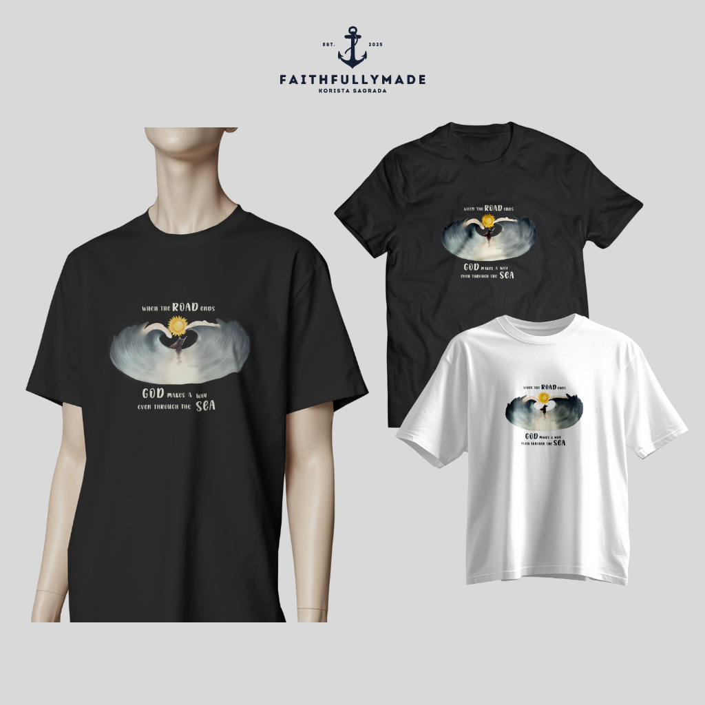 FAITHFULLY MADE Bible Verse T-Shirt (Roundneck Shirt with Printed ...