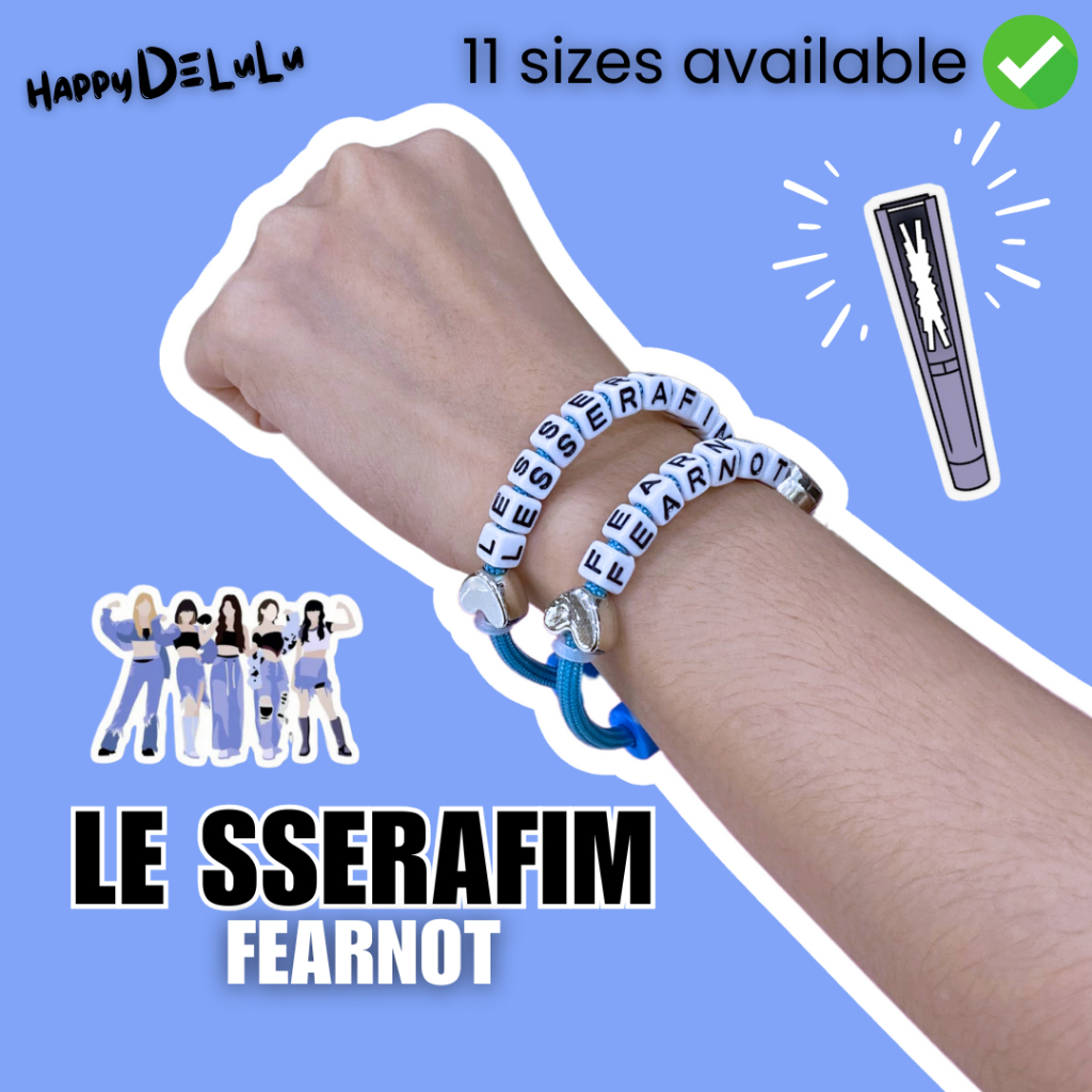 [Pre-order] LE SSERAFIM x FEARNOT "Pop" Bracelet / Bag Charm / Anklet ...