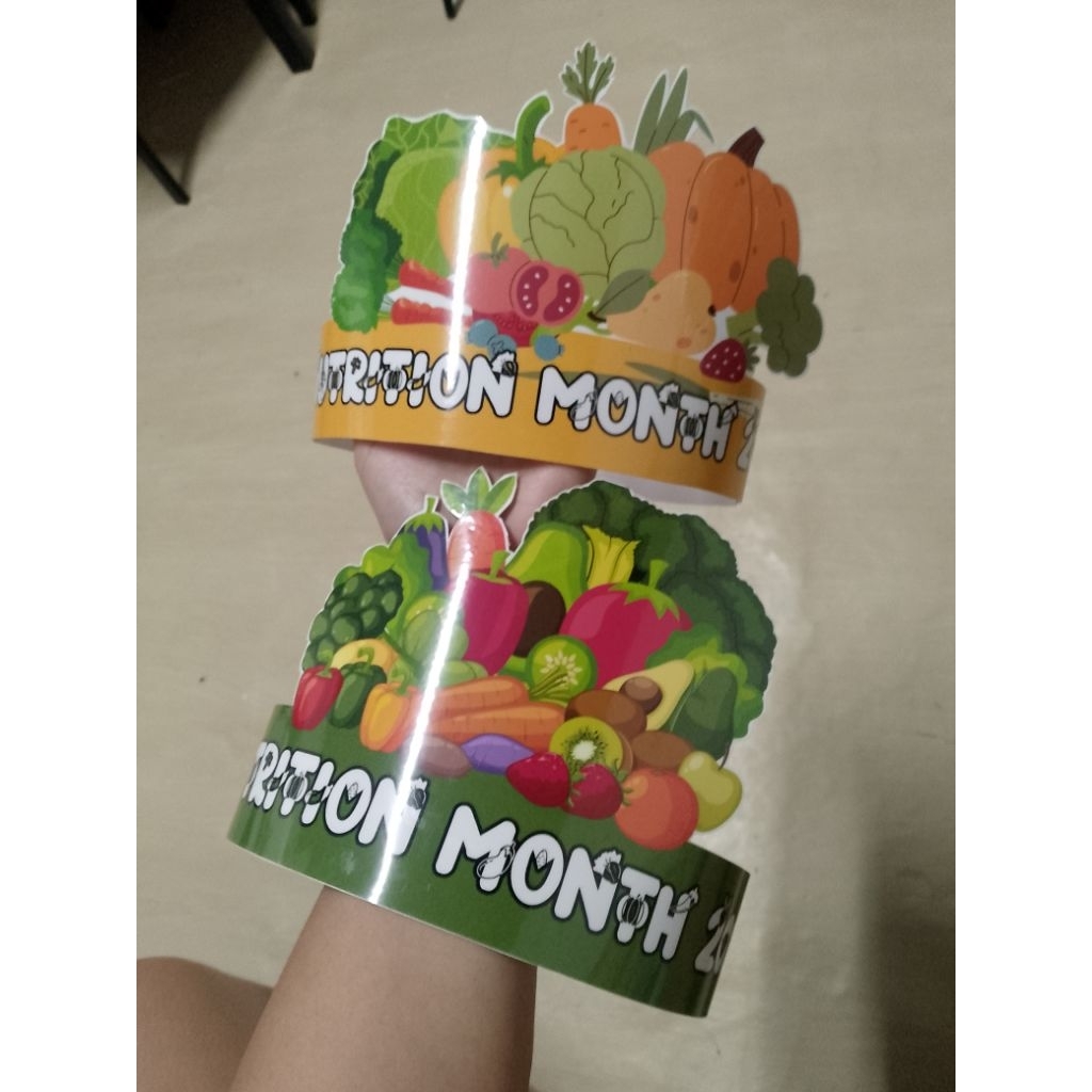 Nutrition Month Headdress Laminated | Shopee Philippines