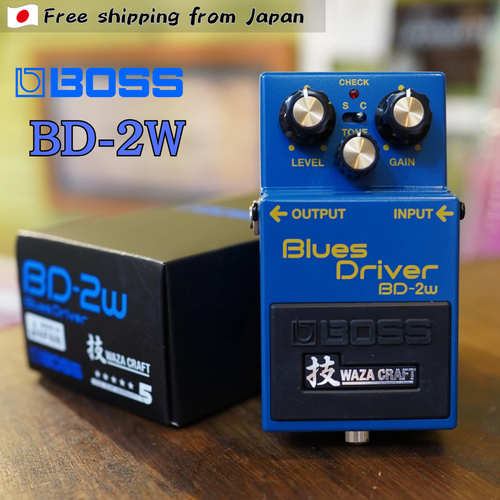 BOSS BD-2W Waza Craft Series Blues Driver Guitar Effects Pedal Brand ...