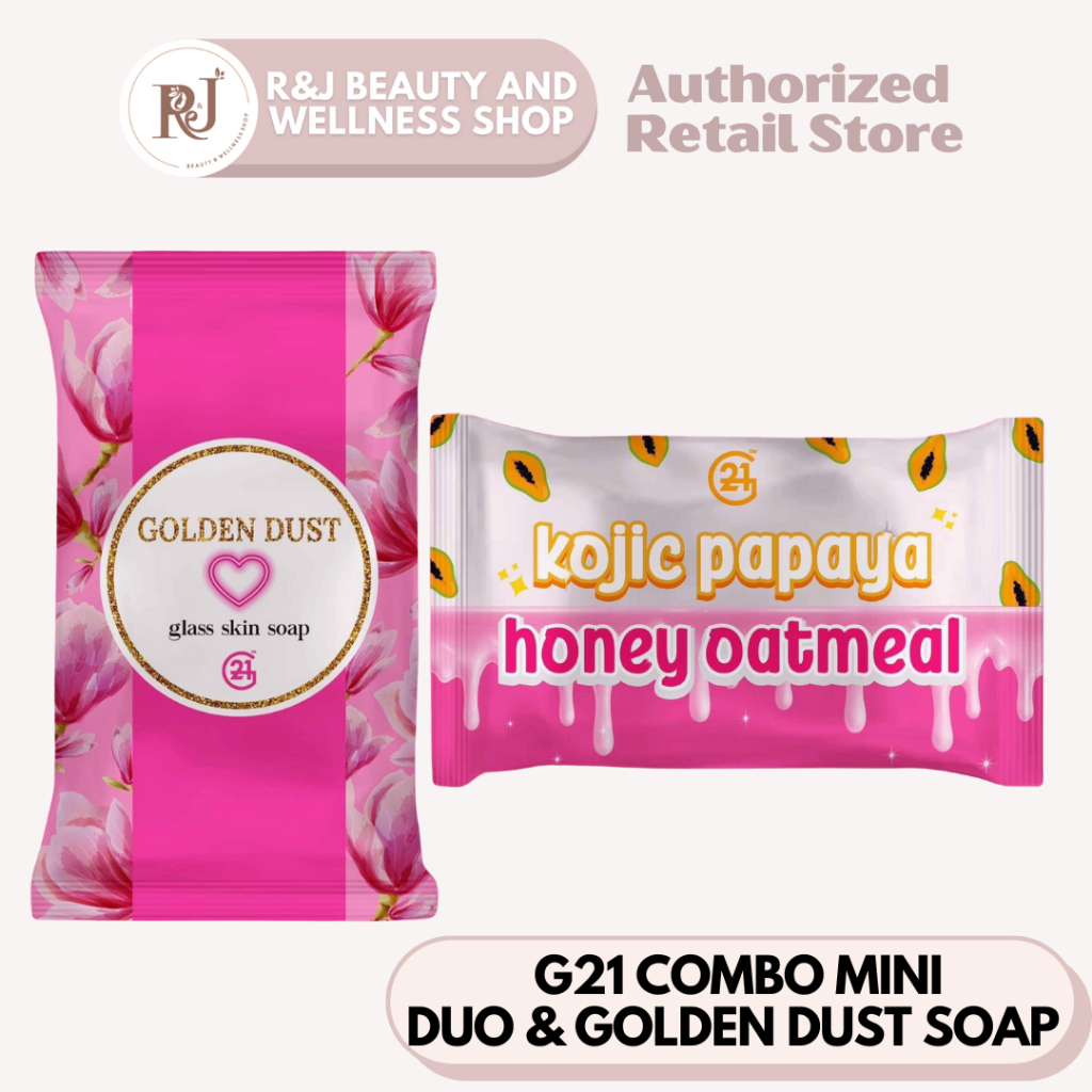 G21 MINI KOJIC PAPAYA HONEY OATMEAL GOLDEN DUST GLASS SKIN SOAP BEST ...