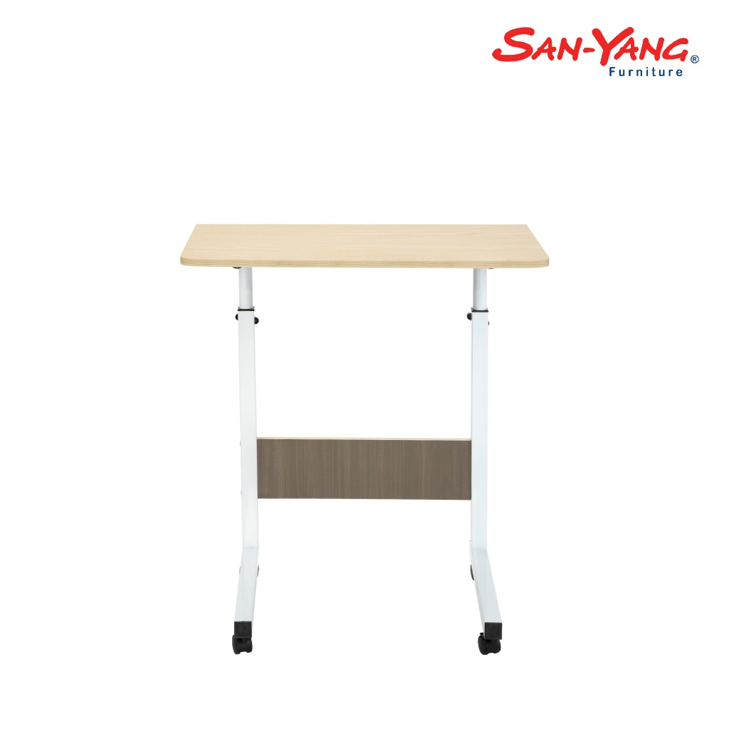 San-Yang Furniture Multipurpose Table Adjustable Height Ivory Oak and ...