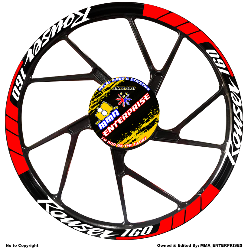 kawasaki Rouser 160 Mag Sticker Line Style Cut Out- | Shopee Philippines