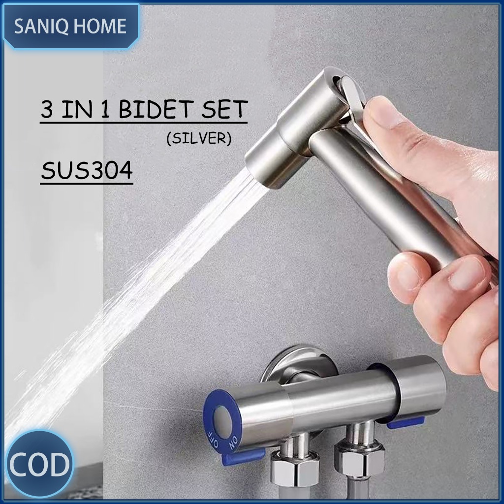 Stainless Steel 304 Bidet Set Heavy Duty Bidet Spray Set For Bathroom ...