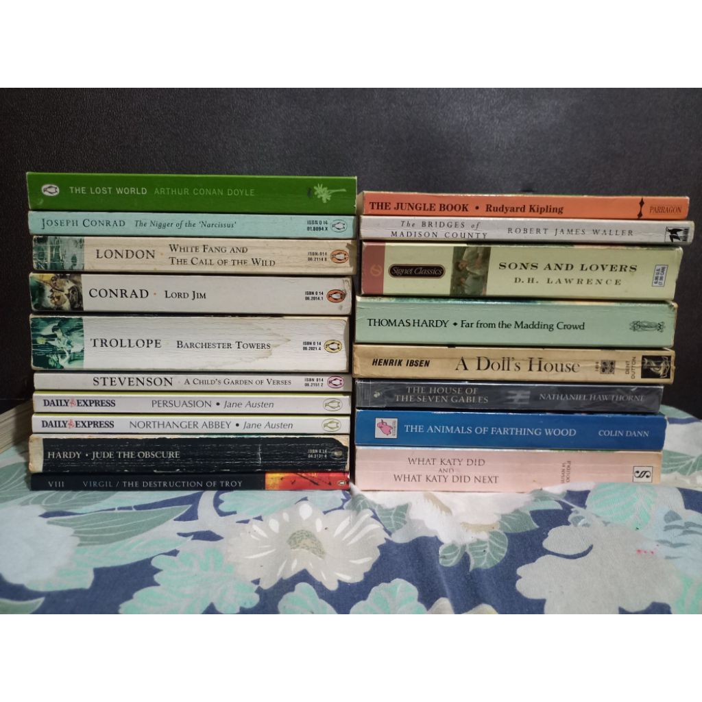CLASSICS (UPDATED) MMPB PENGUIN WORDSWORTH JANE AUSTEN NATHANIEL ...