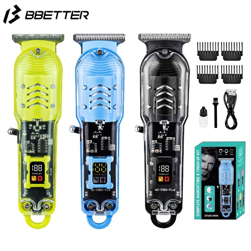 【Warranty】 Rechargeable Razor Trimmer Professional Hair Clippers ...