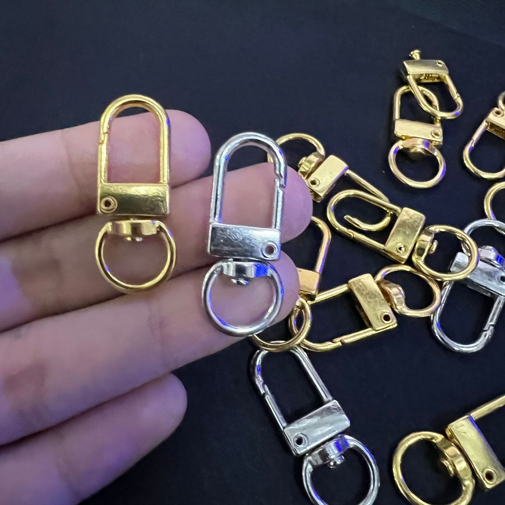 Lobster Swivel Clasps Clips Key Ring Hook Keychain Hook | Shopee ...