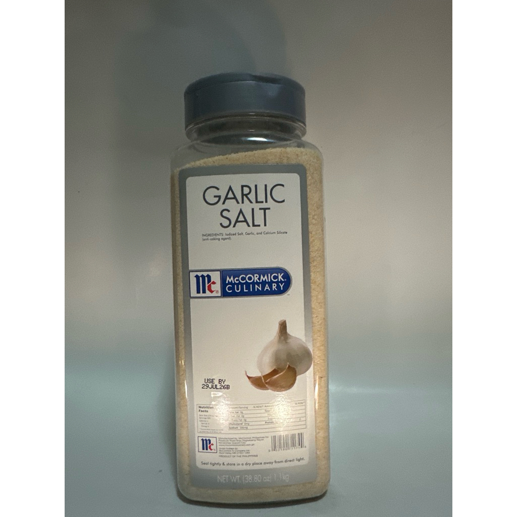 McCormick Garlic Salt 1.1kgs | Shopee Philippines