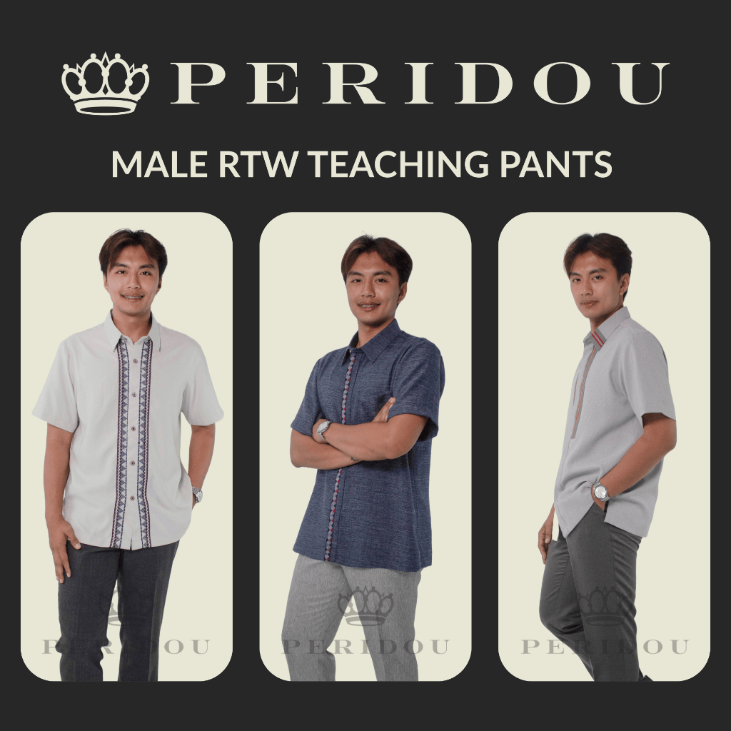 Peridou Male Ready-To-Wear Pants Teaching Unifrom | Shopee Philippines
