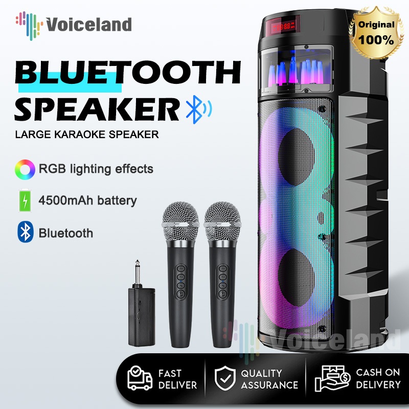 【PRO MAX BASS】Speaker Bluetooth Karaoke With Mic Big Size Original ...