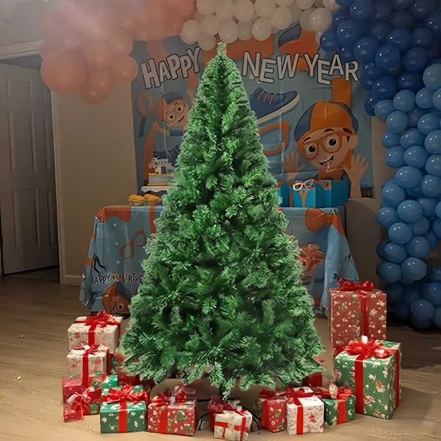 Christmas Tree Simulation Branches 4/5/6 FT Automatic Set-up Fir Xmas ...