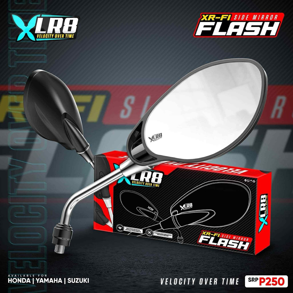 XLR8 Budget Meal Side Mirror by BomX for Yamaha/Suzuki/Honda | Shopee ...