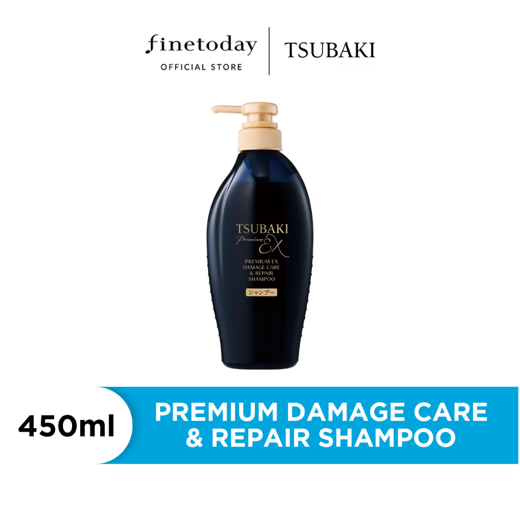 TSUBAKI Premium Damage Care & Repair Shampoo 450ML | Shopee Philippines