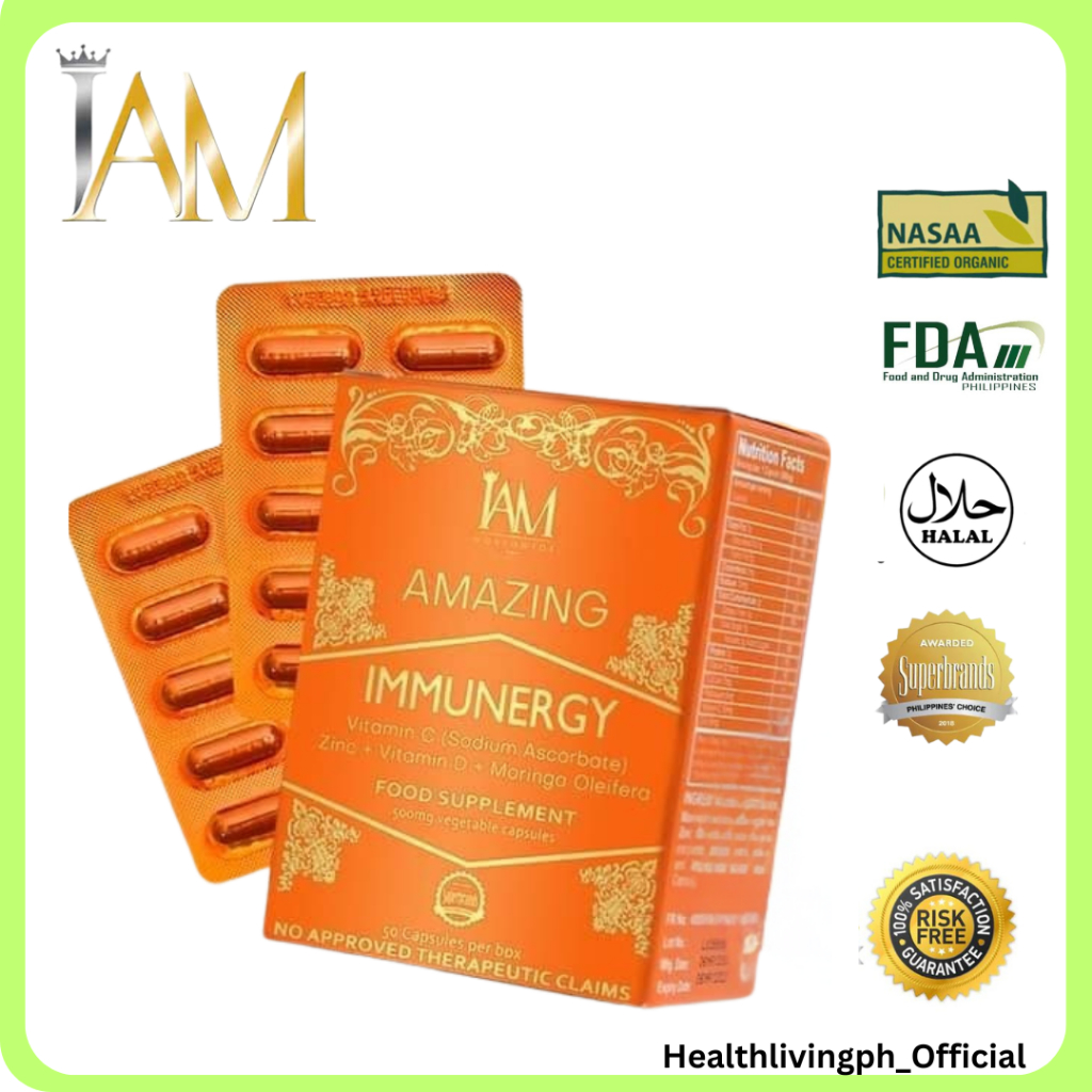 AMAZING IMMUNERGY CAPSULE VIT D ZINC | Shopee Philippines