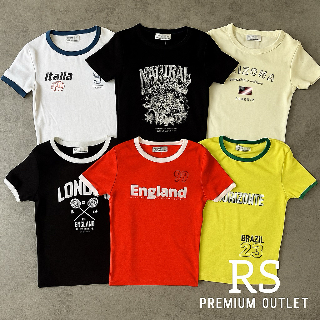 BRSHKA Y2K FULL LENGTH Graphic Printed Micro tee | Basic Cotton ...