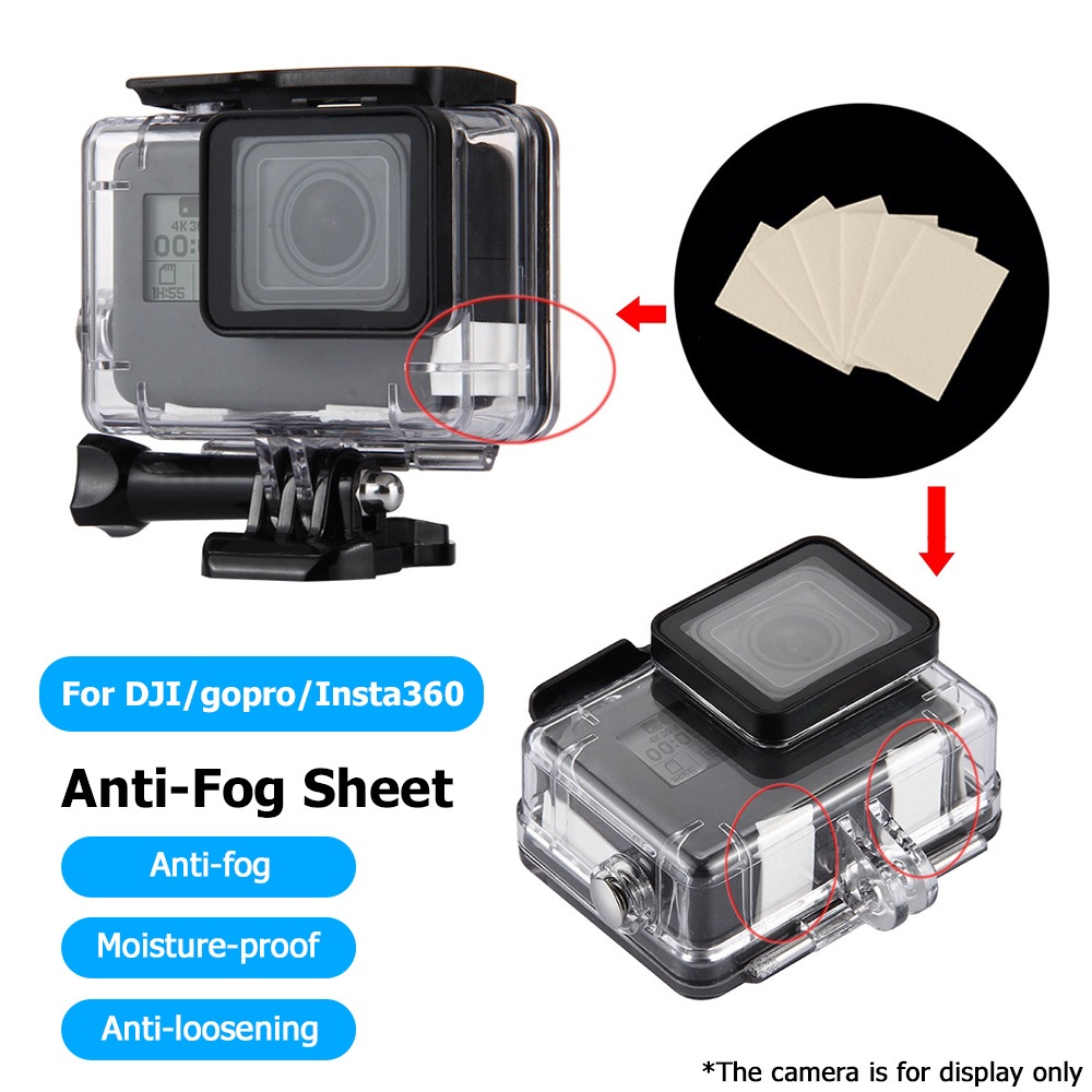12Pcs Anti Fog Inserts for GoPro Hero 12 11 10 9 8 7 6 Action Camera ...